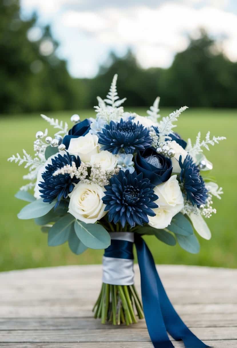 15 Navy Wedding Bouquet Ideas to Inspire Your Big Day - OMG Hitched!