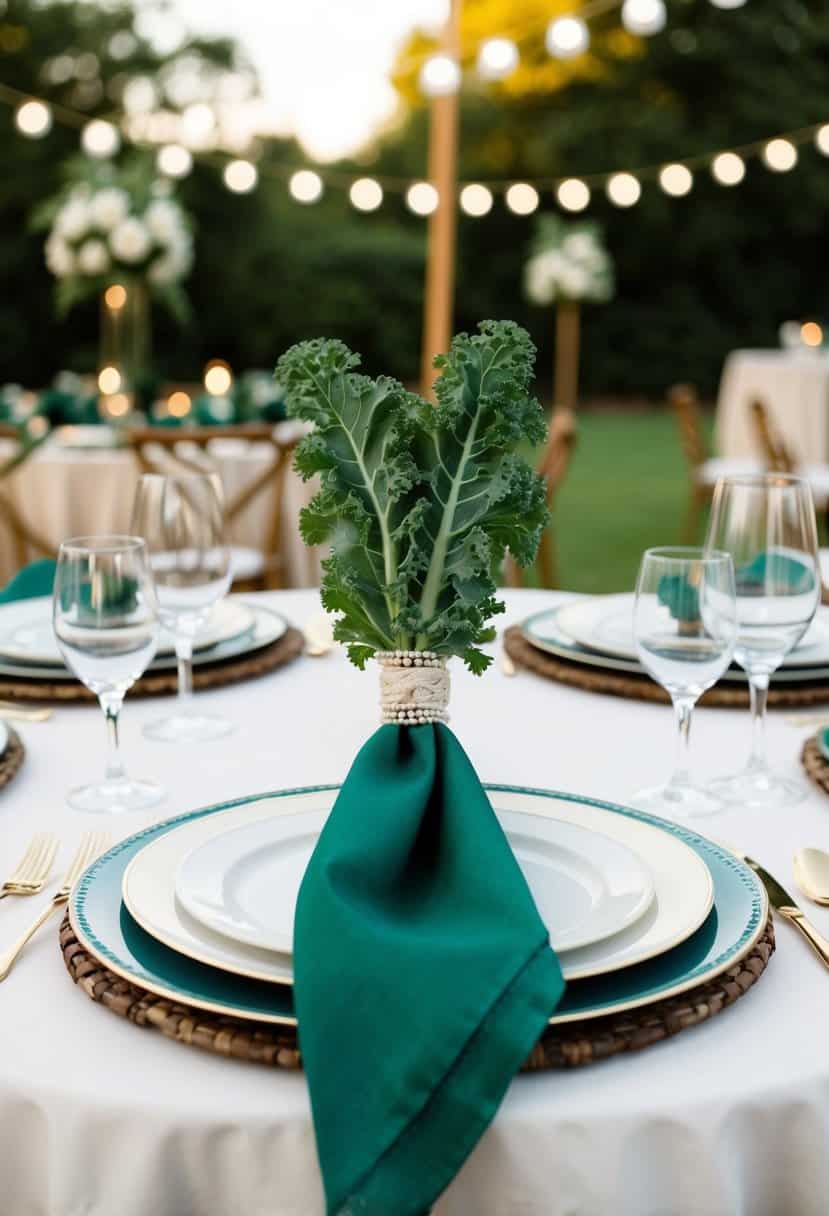 15 Kale Wedding Table Decoration Ideas for a Fresh and Elegant Look ...
