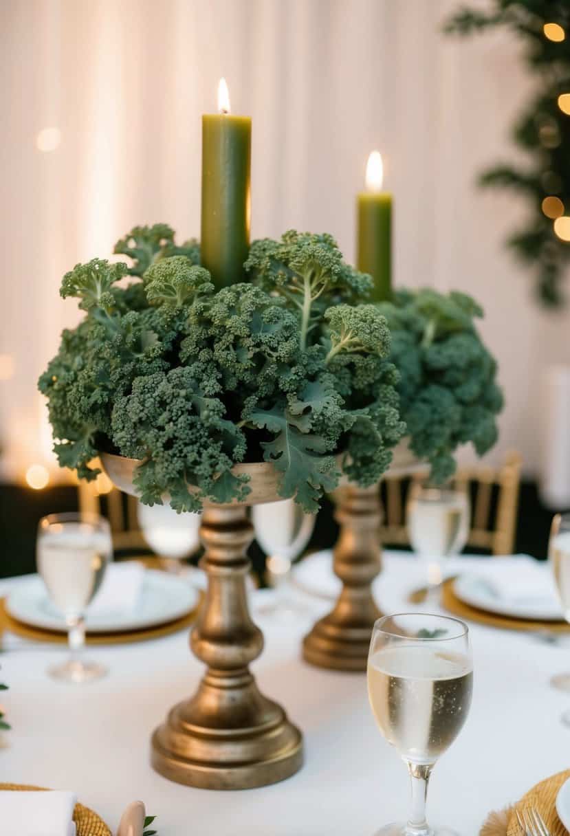 15 Kale Wedding Table Decoration Ideas for a Fresh and Elegant Look ...