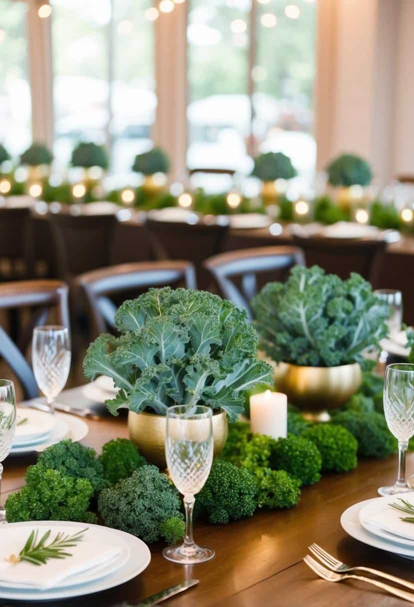 15 Kale Wedding Table Decoration Ideas for a Fresh and Elegant Look ...