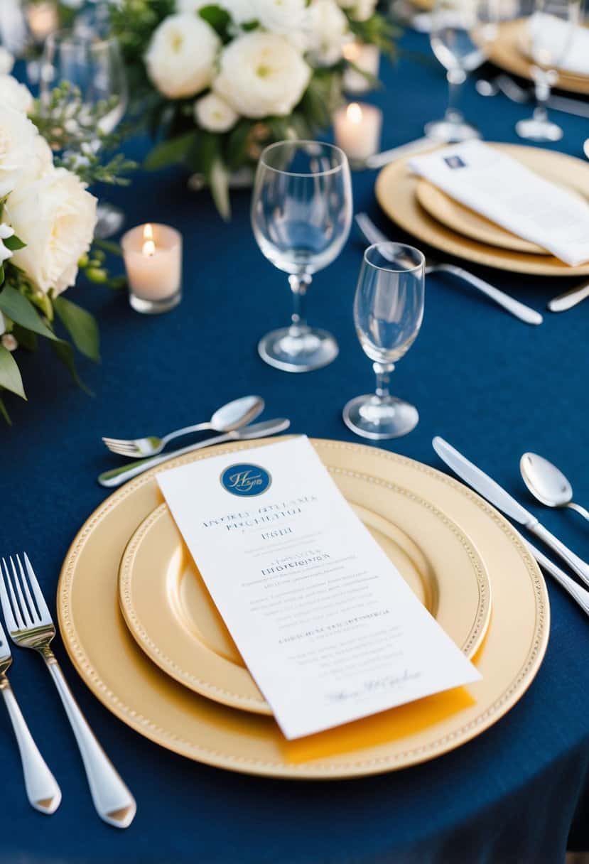 15 Navy Blue Wedding Table Decoration Ideas for a Stunning Reception ...