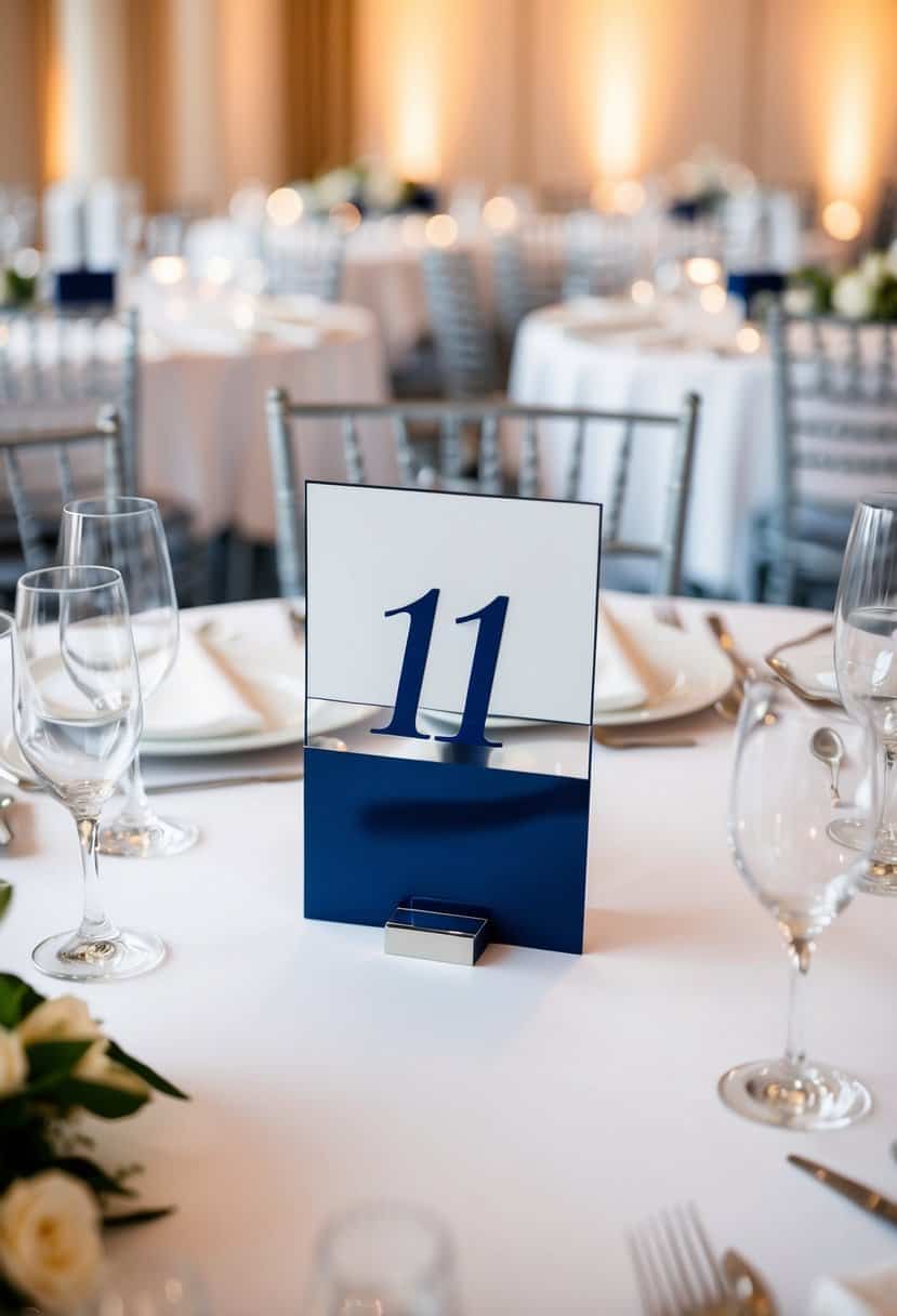 15 Navy Blue Wedding Table Decoration Ideas for a Stunning Reception ...
