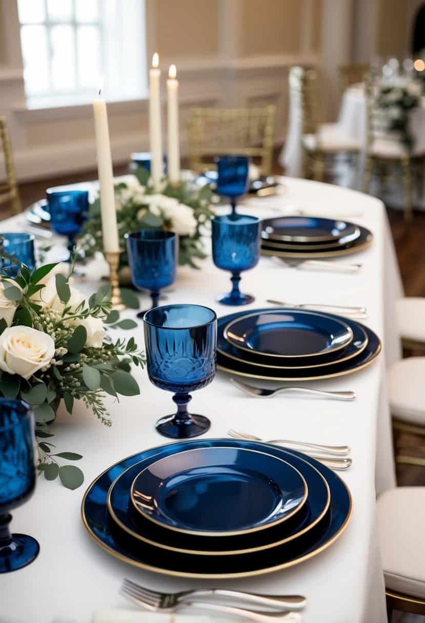 15 Navy Blue Wedding Table Decoration Ideas for a Stunning Reception ...