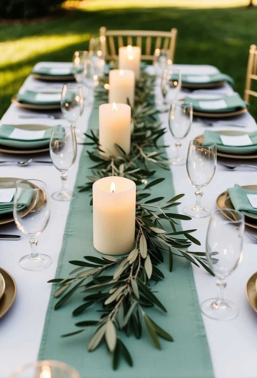 15 Olive Wedding Table Decoration Ideas for a Charming Celebration ...