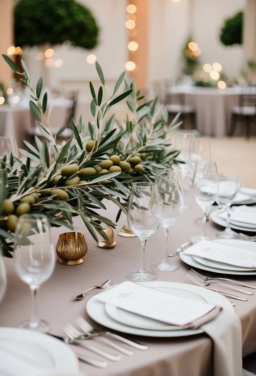 15 Olive Wedding Table Decoration Ideas for a Charming Celebration ...