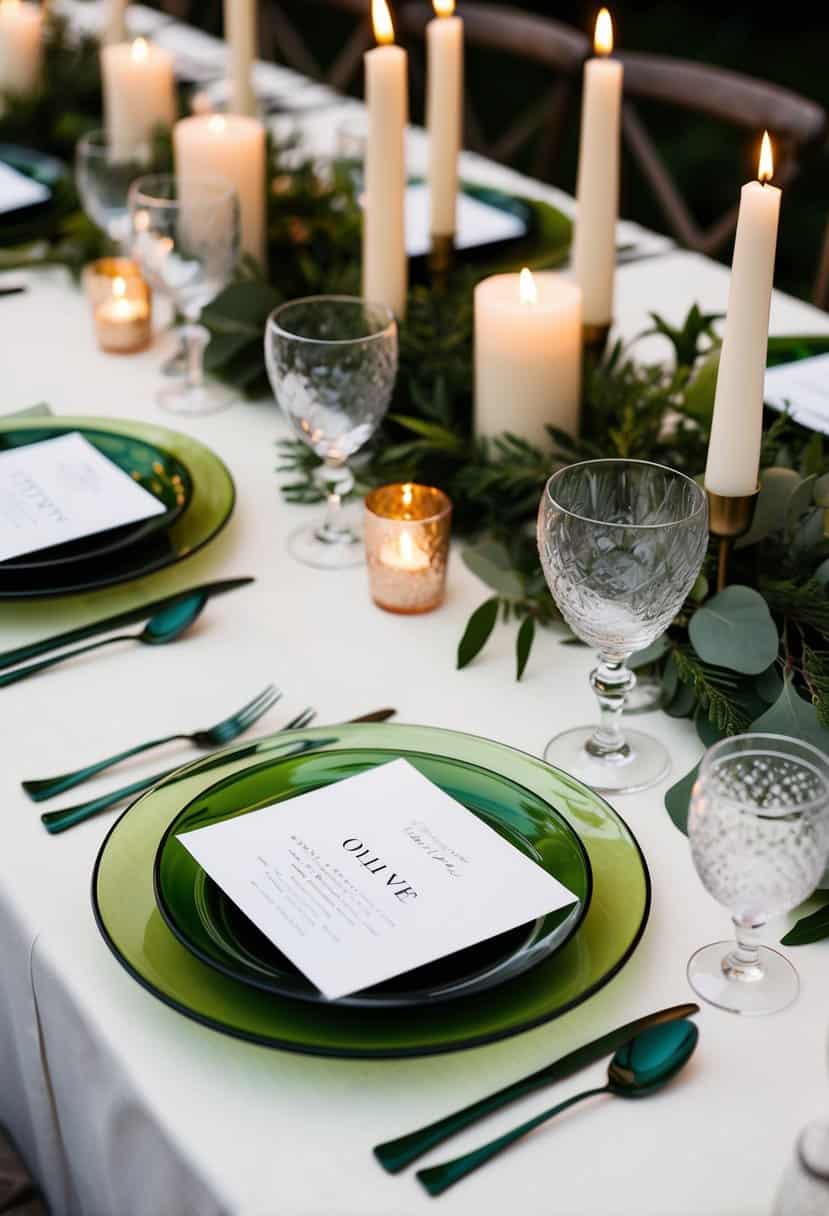15 Olive Wedding Table Decoration Ideas for a Charming Celebration ...