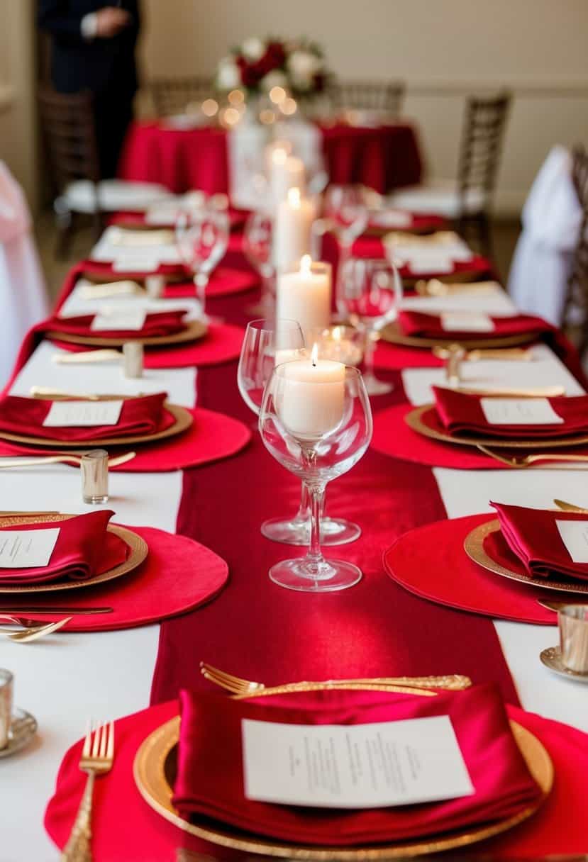 15 Red Wedding Table Decoration Ideas for a Cozy Celebration - OMG Hitched!