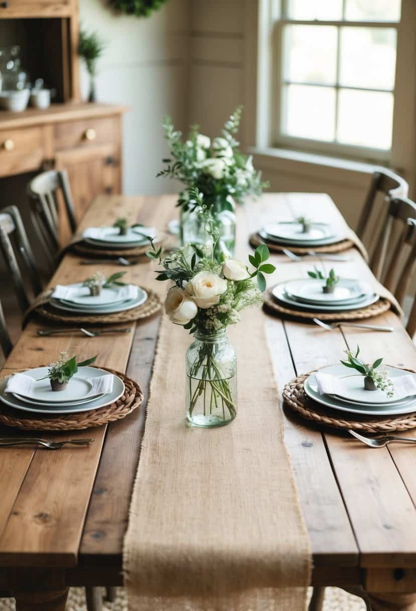 15 Farmhouse Wedding Table Decoration Ideas for a Cozy Celebration ...