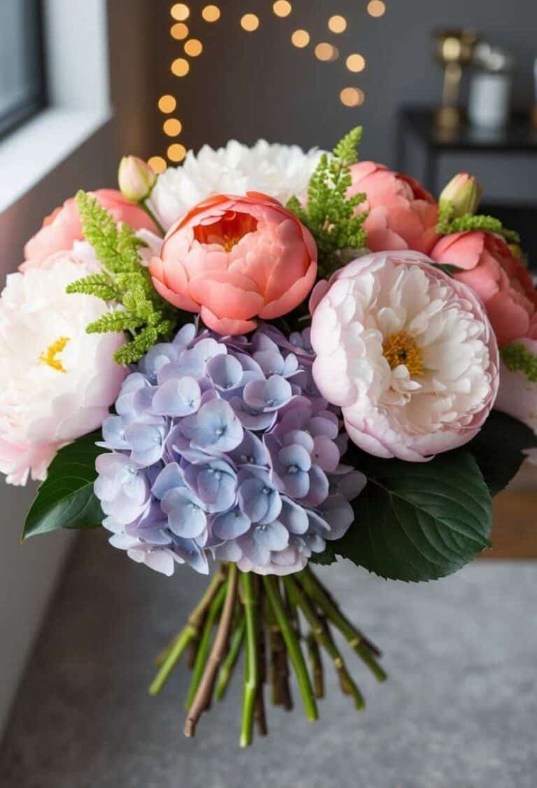 15 Hydrangea Peonies Wedding Bouquet Ideas to Inspire Your Big Day ...