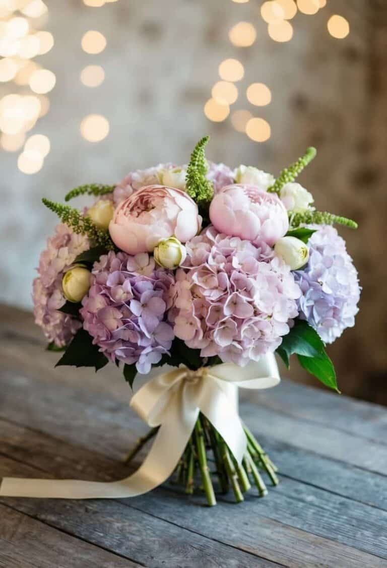 15 Hydrangea Peonies Wedding Bouquet Ideas to Inspire Your Big Day ...