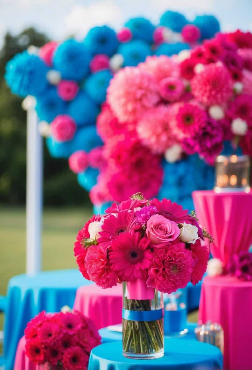 15 Hot Pink and Blue Wedding Color Ideas to Brighten Your Big Day - OMG ...