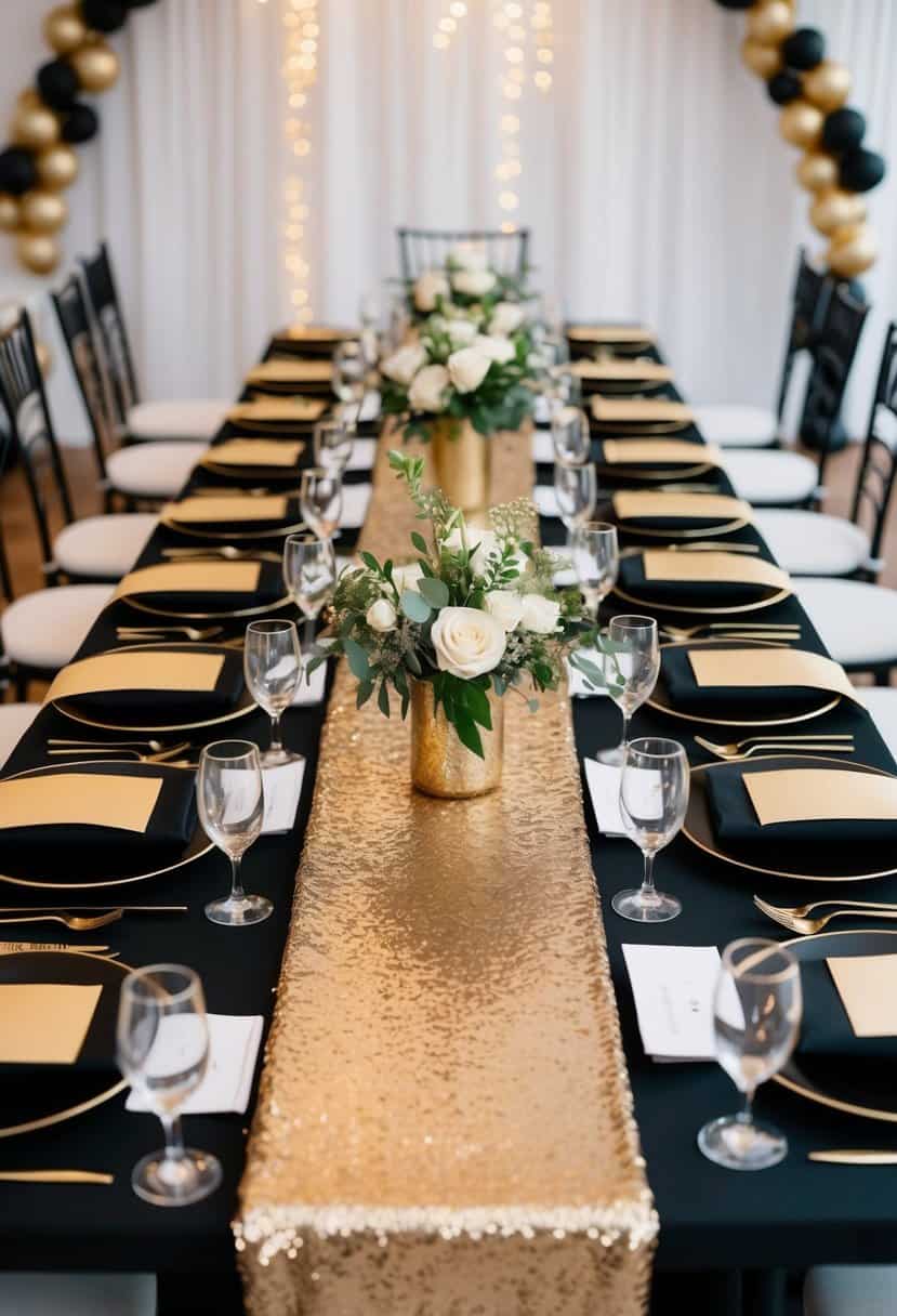 15 Champagne and Black Wedding Ideas for a Chic Celebration - OMG Hitched!
