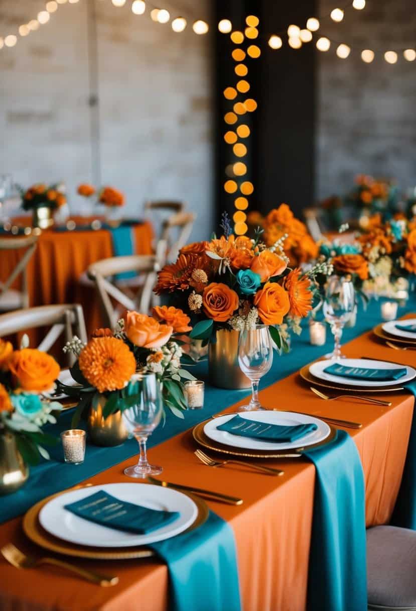 15 Burnt Orange and Teal Wedding Color Ideas for a Vibrant Celebration ...