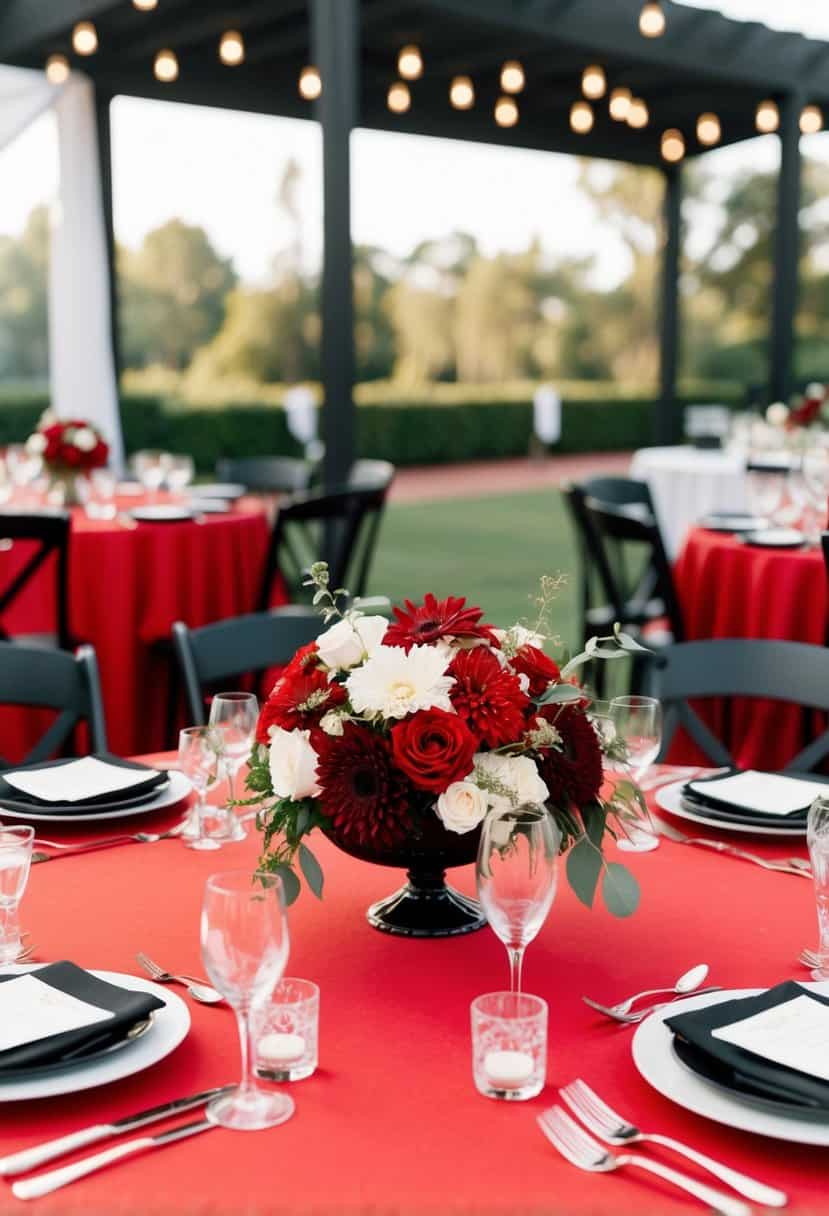 15 Red and Black Wedding Color Ideas to Inspire Your Big Day - OMG Hitched!