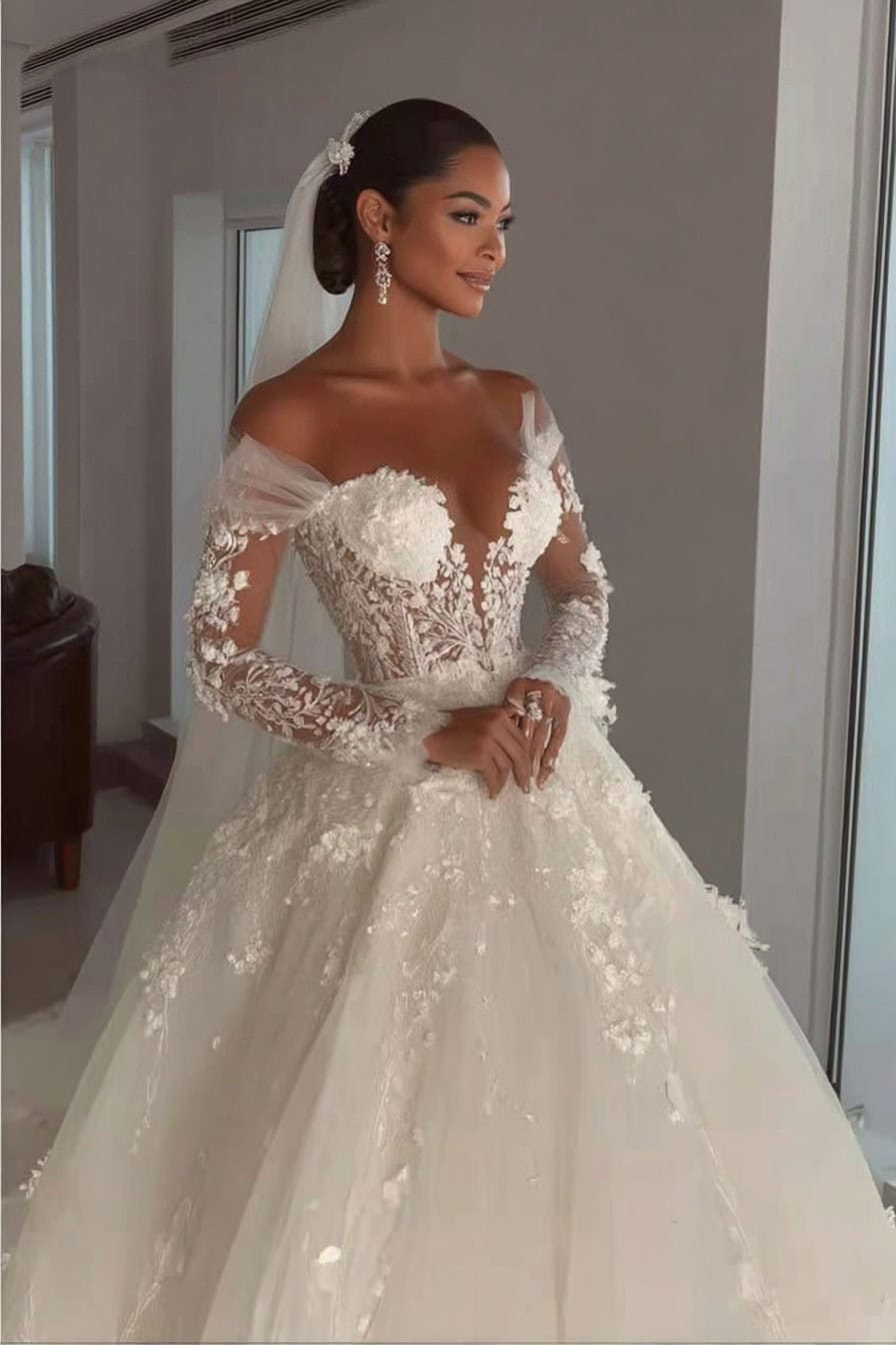 25 Princess Wedding Dress Ideas for Your Fairytale Day - OMG Hitched!